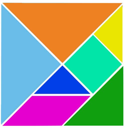 Le Tangram - Un jeu extra pour les enfants à la maison ! - Picadelo