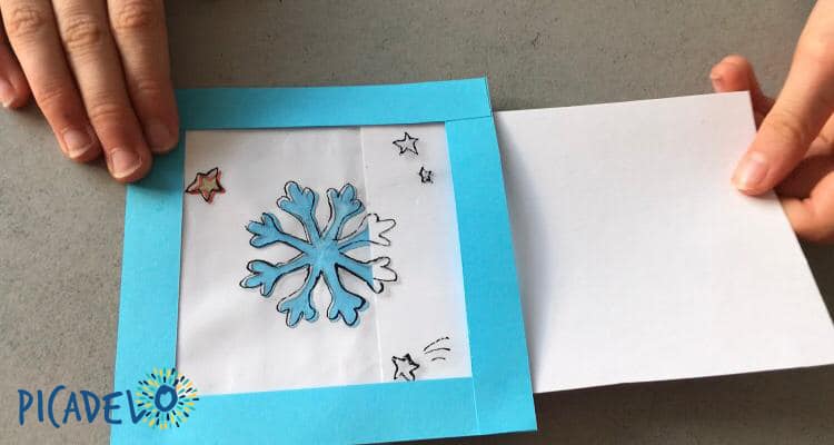 Activité créative flocon de neige